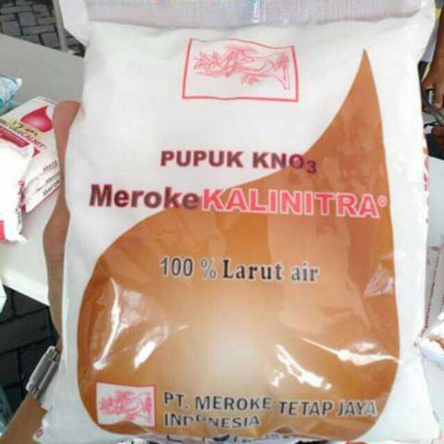pupuk kno3 buah MEROKE KALINITRA 1kg dari MEROKE TETAP JAYA | Lazada ...
