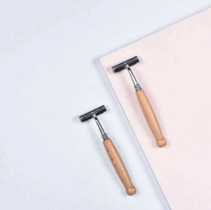 Eco Friendly Wooden Bamboo Light Wood Shaver Razor Blade | Lazada PH