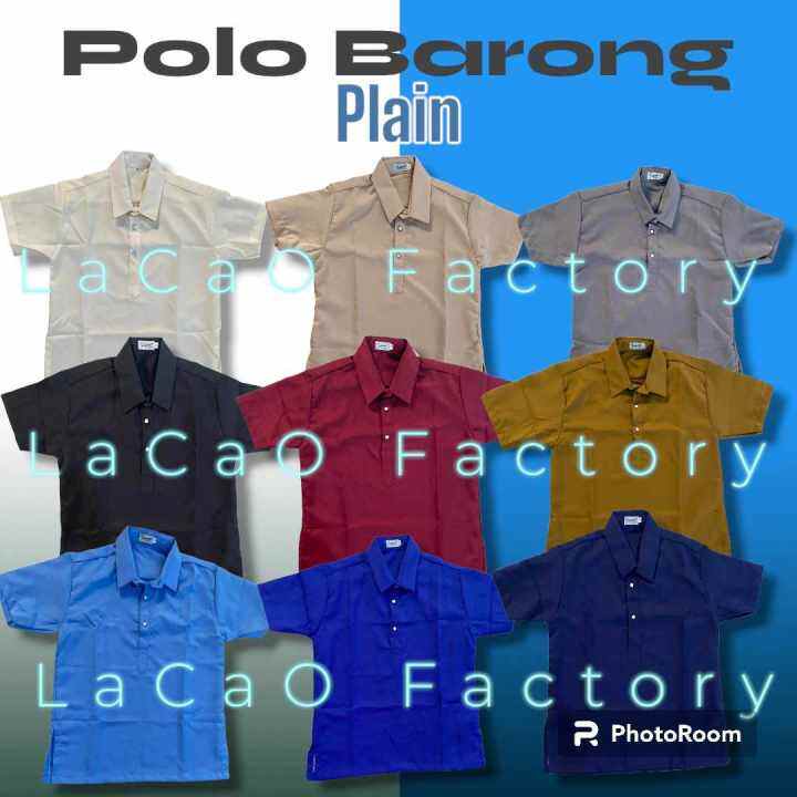 LACAO'S/QUALITY PLAIN POLO BARONG/FORMAL ATTIRE | Lazada PH