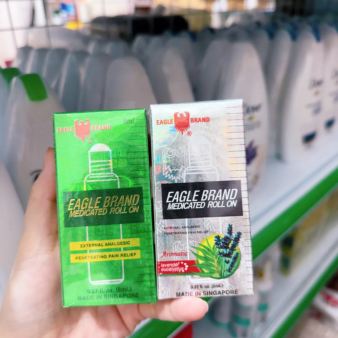 Dầu gió xanh Con Ó lăn nhập Mỹ 8ml giá sỉ, giá bán buôn - Thị Trường Sỉ