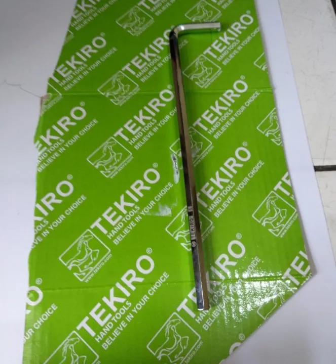 TEKIRO KUNCI L PANJANG 6MM / TEKIRO HEX KEY LONG 6MM BERKUALITAS TINGGI ...