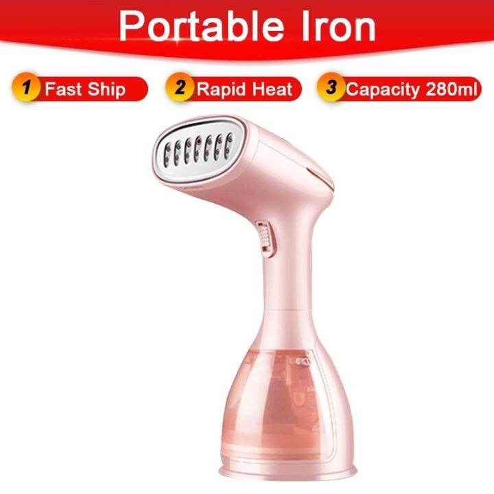 Portable Steam Iron Garment Steamer Mini Clothes Steamer Handheld Iron ...