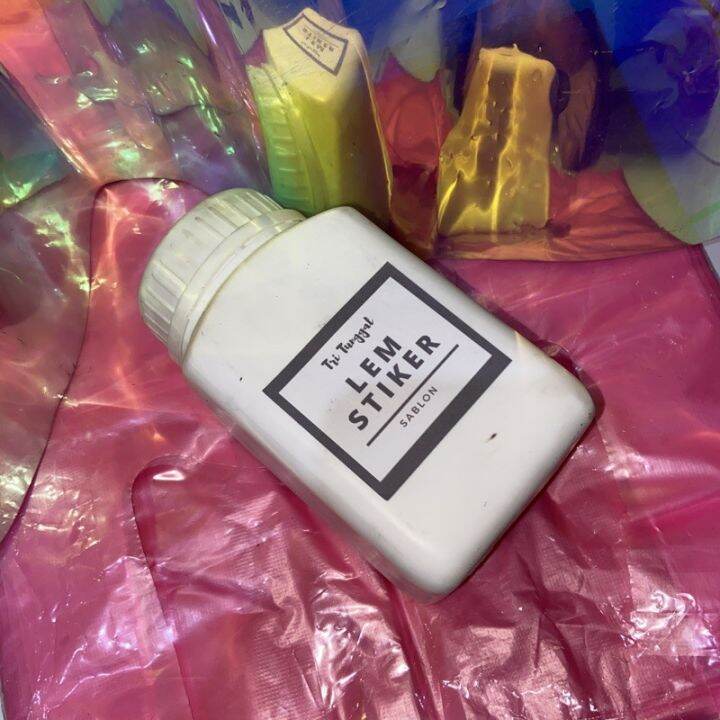 Lem Stiker / Meja 1000gr Premium Sablon Kertas Paper Kuat Plastik ...