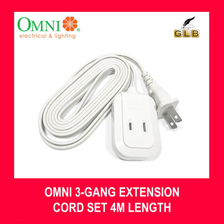 OMNI WDP-306-PK DUAL PORTABLE EXTENSION 6M LENGTH | Lazada PH