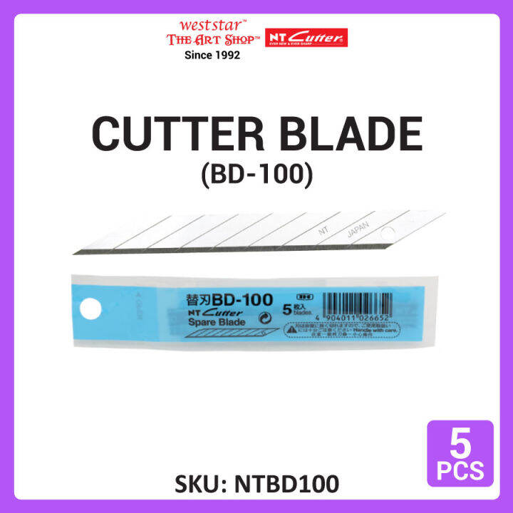 [Weststar TAS] NT Cutter Spare Blade , Cutter Blade | BD-100 | Lazada