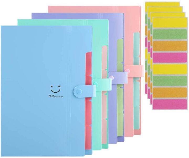 Plastic expandable document folder, A4 size, document organizer with ...