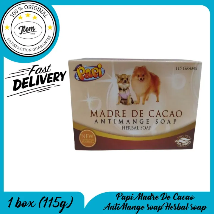 PAPI MADRE DE CACAO ANTIMANGE SOAP HERBAL SOAP 115 GRAMS | Lazada PH
