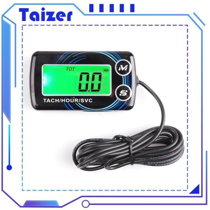 Taizer เครื่องวัดชั่วโมงรถบรรทุกเครื่องยนต์ดิจิตอลกันน้ำ,มาตรวัดความ ...
