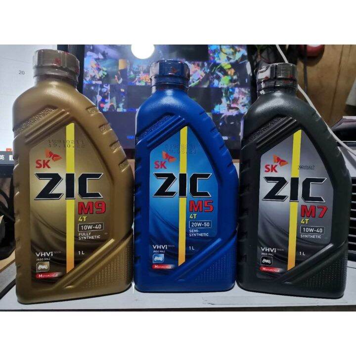 Zic Oil M5/M7/M9 (1L 800ml) | Lazada PH