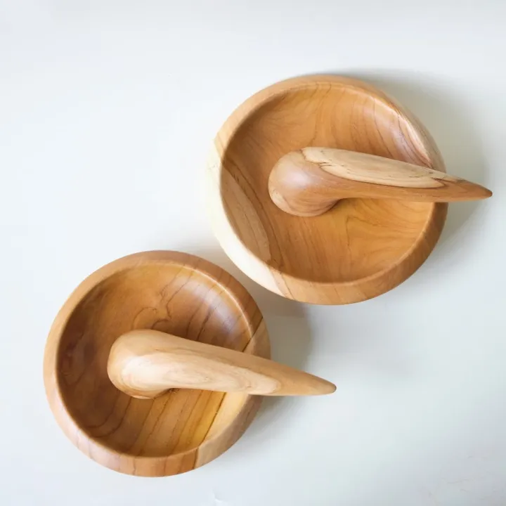 cobek kayu coet kayu plus ulekan | Lazada Indonesia