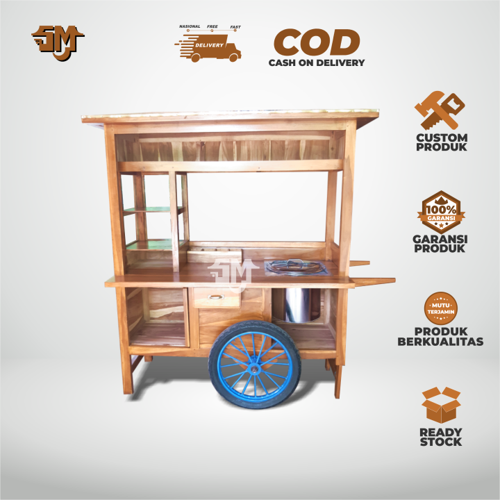 Gerobak Mie Ayam/Gerobak Dorong/Gerobak Bakso dan Mie ayam Keliling ...