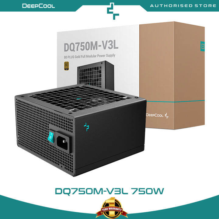 DEEPCOOL DQ750M-V3L 750W 80 Plus Gold Fully Modular Power Supply/PSU ...