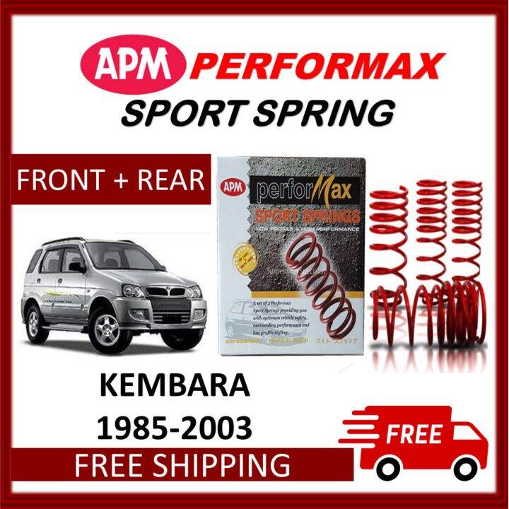 APM PERFORMAX PERODUA KEMBARA LOWERED COIL SPORT SPRING | Lazada