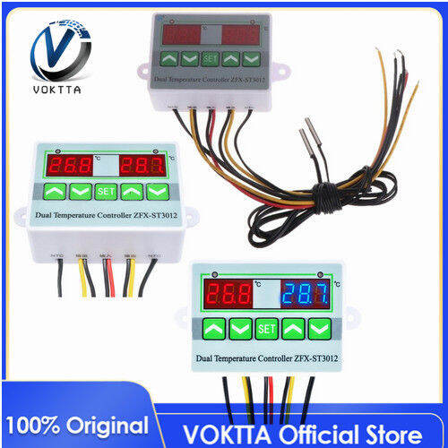 Bộ Điều Nhiệt Hiển Thị Kỹ Thuật Số LED VOKTTA ST3012 DC 12V 24V AC 110 ...