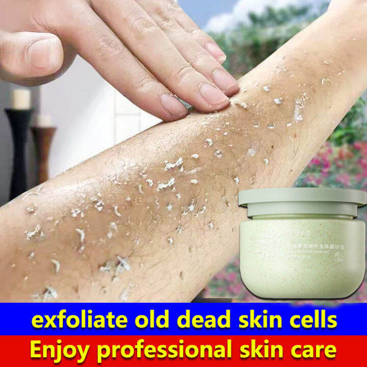 Avocado Green Olive Exfoliating Body scrub for removing dead skin ...