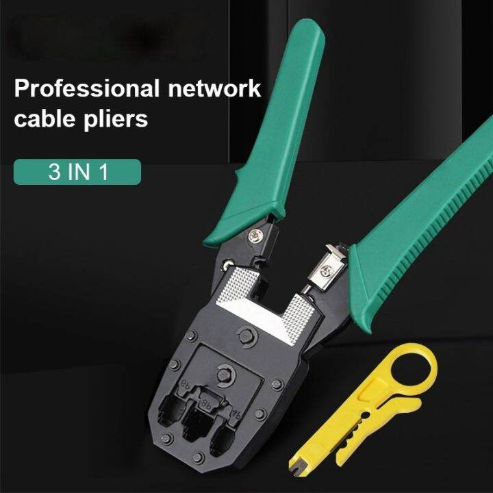 3 in 1 Crimping Plier Multi-function Wire Cutter Crimping tool Network Crimper Plier Lan Cable ...