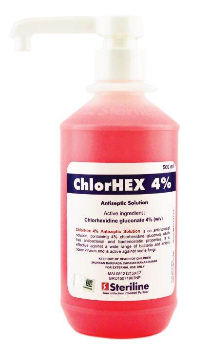 ChlorHEX 4% Antiseptic Solution 500ML | Lazada