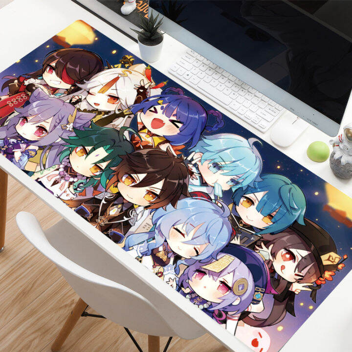 Genshin mouse pad Yae Miko Beelzebul Hutao Xiao Zhongli Oversized ...