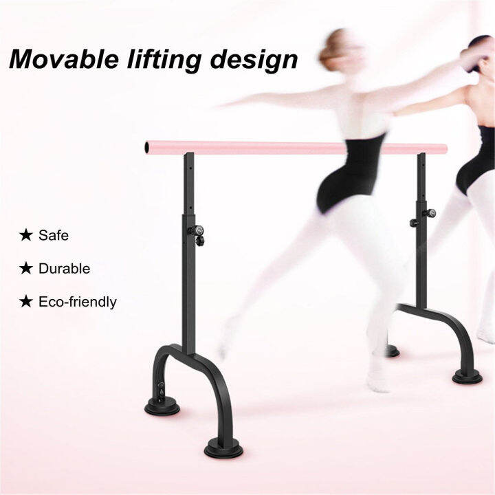 L&K(ขายดี)Steel Ballet Dance Barre Bar Home Gym Fitness Freestanding ...