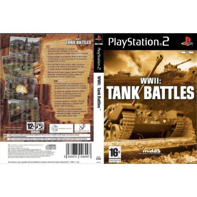 PS2 GAMES COLLECTION (World War II: Tank Battles) | Lazada