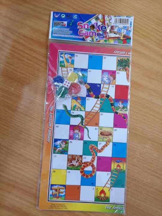 Snake Card Board Games 蛇棋 | Lazada