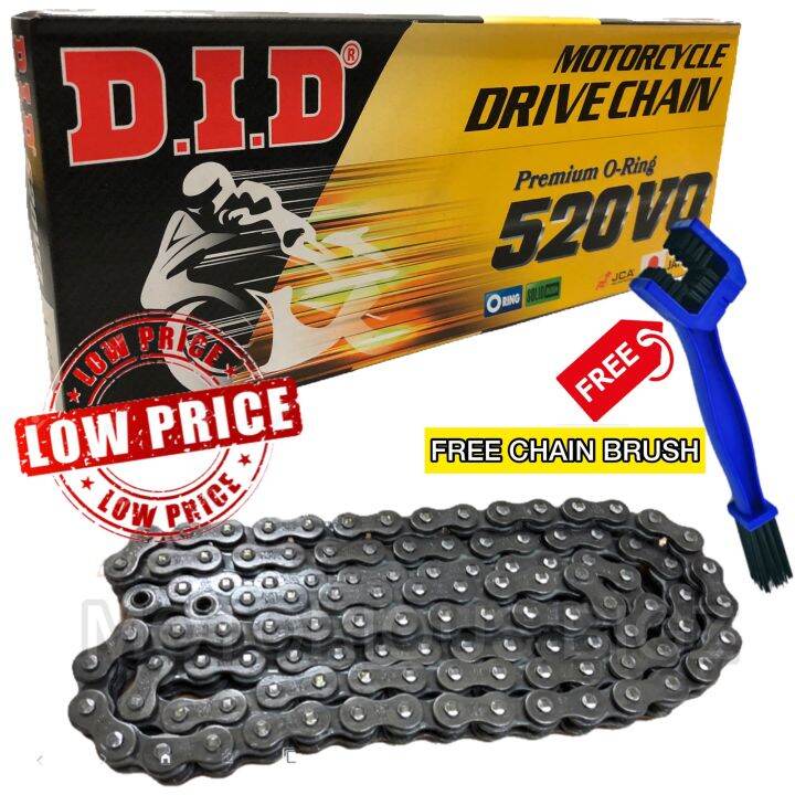 Original Japan DID VO DID Chain 520 Rantai NINJA 250 DID R25 SL CBR 250 ...