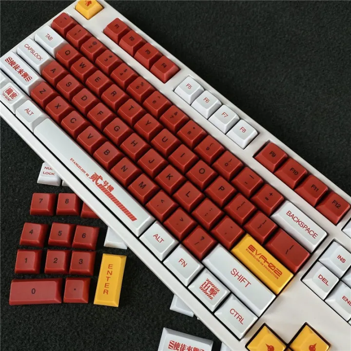 XDA Profile PBT Keycap Mechanical Keyboard 120 Key EVANGELION-02 EVA ...