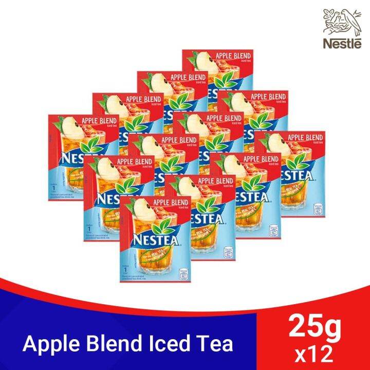 NESTEA Apple Blend Iced Tea 25g - Pack of 12 | Lazada PH