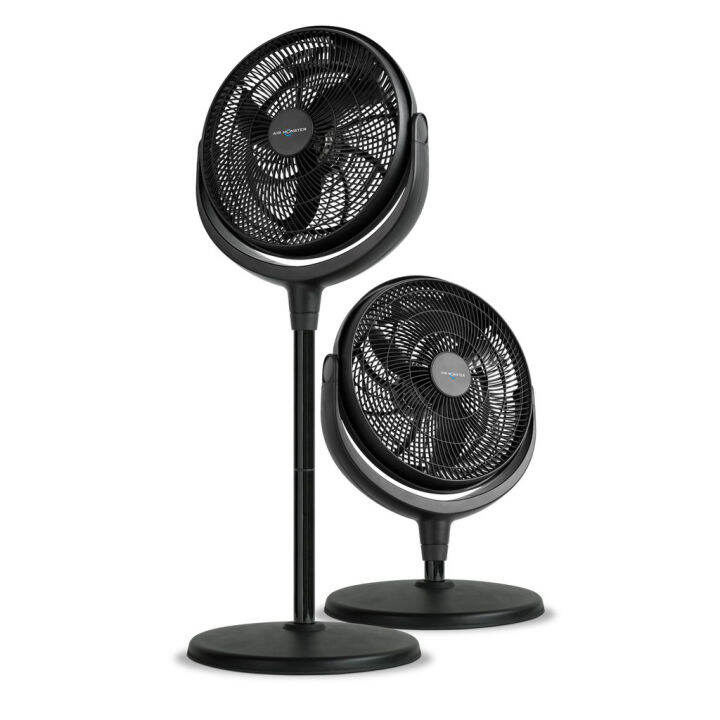 AIR MONSTER by Winland 2 in 1 Electric Fan 16" Power Stand Fan & Ground ...