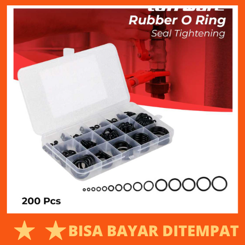 Karet Rubber O Ring Seal Tightening / Karet Rubber Cincin O ring Oring Seal Sil Pompa Air Drag ...