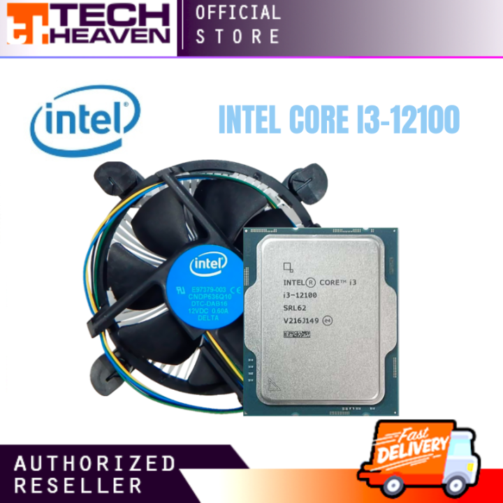 INTEL CORE I3-12100 4.30GHZ/4P/0E/8T/12MB/TRAY TYPE/S1700 (WITH HSF ...