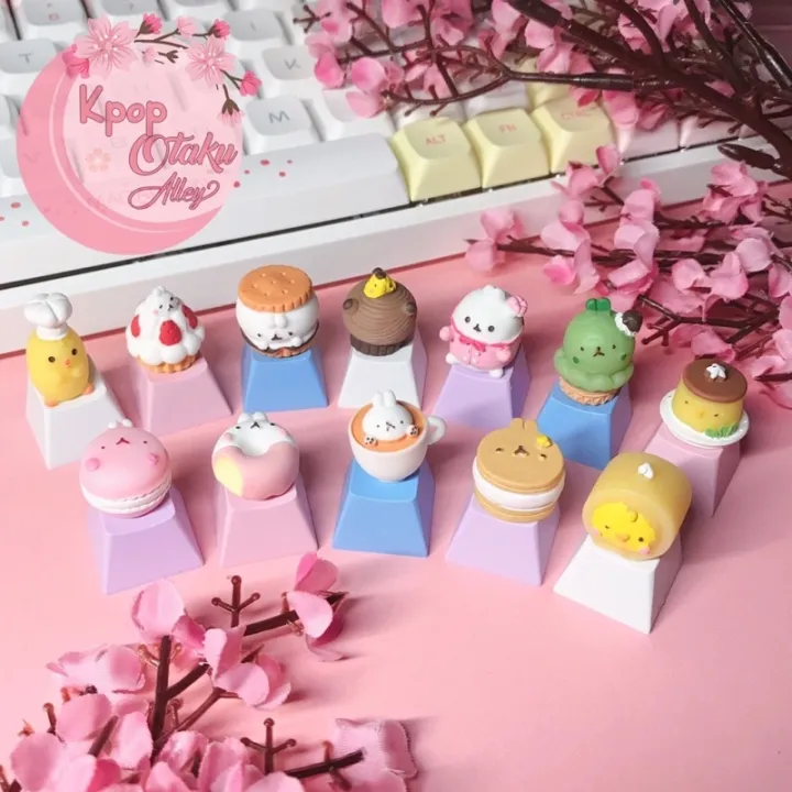 ﹊ↂ Dessert Cartoon Collection Artisan Keycaps Kpop Otaku Alley Keycaps ...