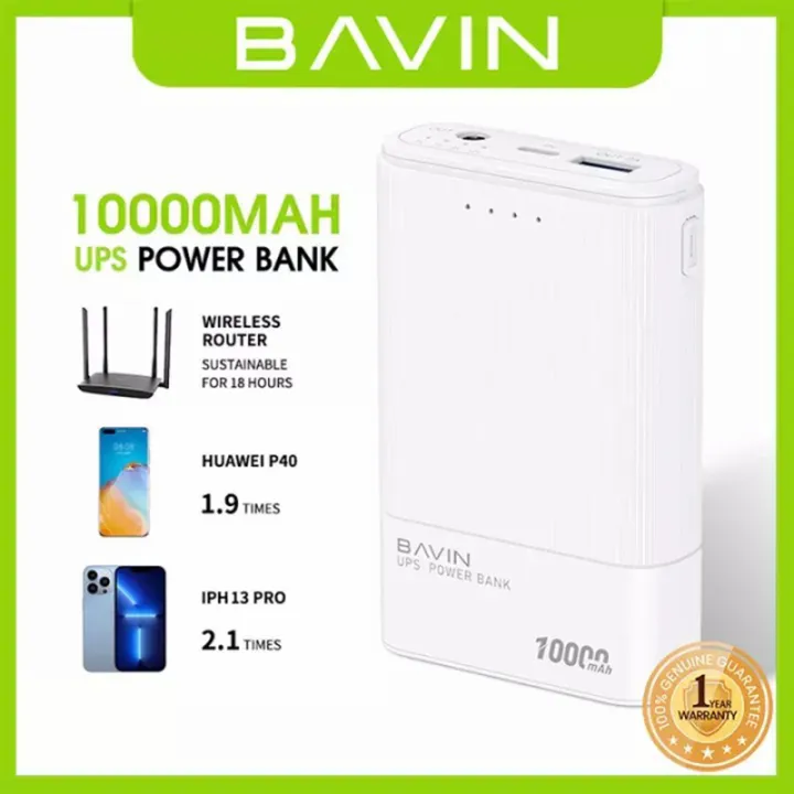 BAVIN PC037 UPS Powerbank 10000mAh Fast Charging Universal ...