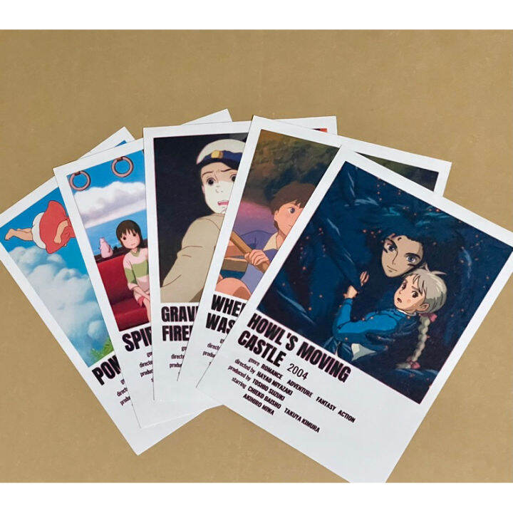 Unofficial FANMADE STUDIO GHIBLI ANIME SERIES POSTER OTAKU MERCH HIGH ...