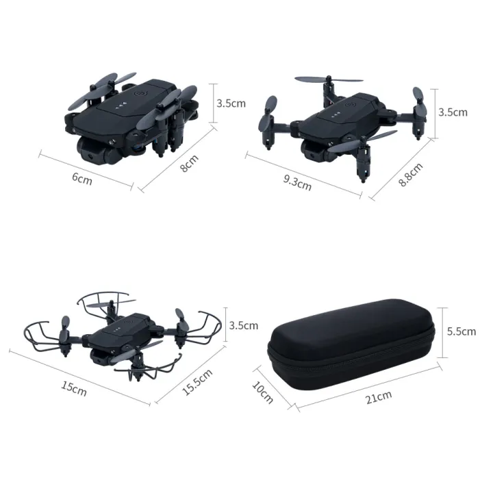 TOYSMARS Mini Folding Drones High Definition 4K Camera Fixed Height ...