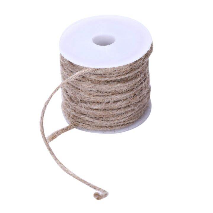 DIY 2mm Wrap Gift Link Paper Tag Jute Burlap Ribbon Twine Rope Cord ...