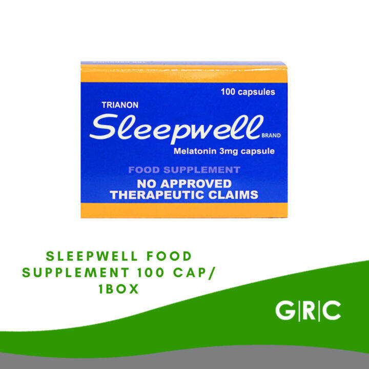 Sleepwell Food Supplement 100 CAPSULES / 1 Box | Lazada PH