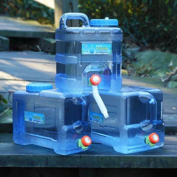 (Ready) Outdoor Water Barrel Bucket Portable Picnic Water Tank ...