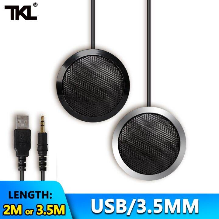 USB Condenser Microphone Omni-Directional Tabletop Mic For Meeting Computer Laptop Voice Direct ...