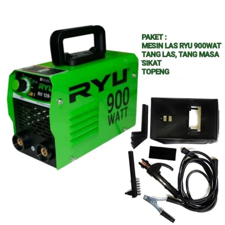 Mesin Las Listrik RYU 900 Watt Inverter IGBT Travo Las / Trafo Las 900W ...