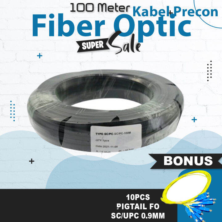 GLOBAL Kabel Precon FIBER OPTIK 100 Meter | Lazada Indonesia