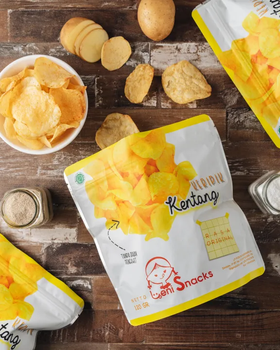 Leni Snacks Keripik Kentang Original (New Packaging) | Lazada Indonesia