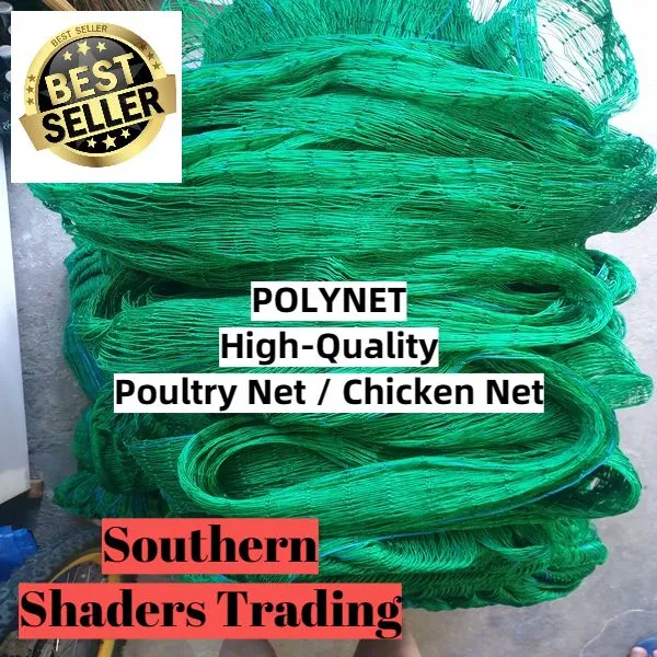 POULTRY NET / 6-7FT x 10 METERS / 1.25 INCH EYE / POLYNET / NEW /RANGE ...
