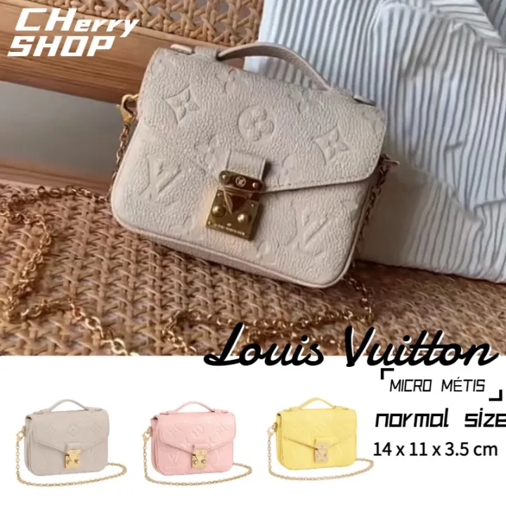 【Duty free in the Philippines】L*V MICRO MÉTIS Chain Bag Crossbody Bag ...