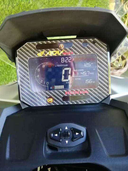 HONDA ADV 160 Panel Gauge Screen Protector Film / Carbon Acrylic ...