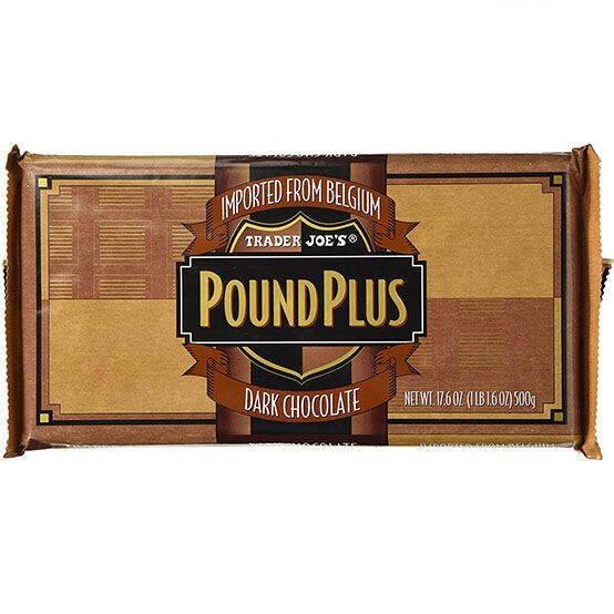 Trader Joe's Pound Plus Dark Chocolate Imported from Belgium (500g ...