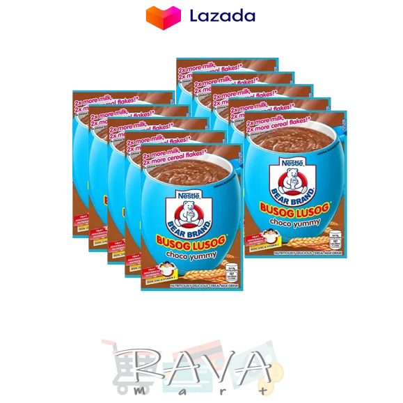Bear Brand Busog Lusog Choco Yummy or Milky Yummy 28g x 10 | Lazada PH