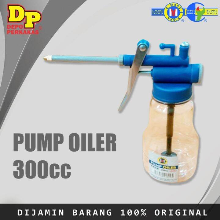 Oil Can Plastik 300cc C-mart Pompa Oli Pump Oiler Plastic Botol tempat ...