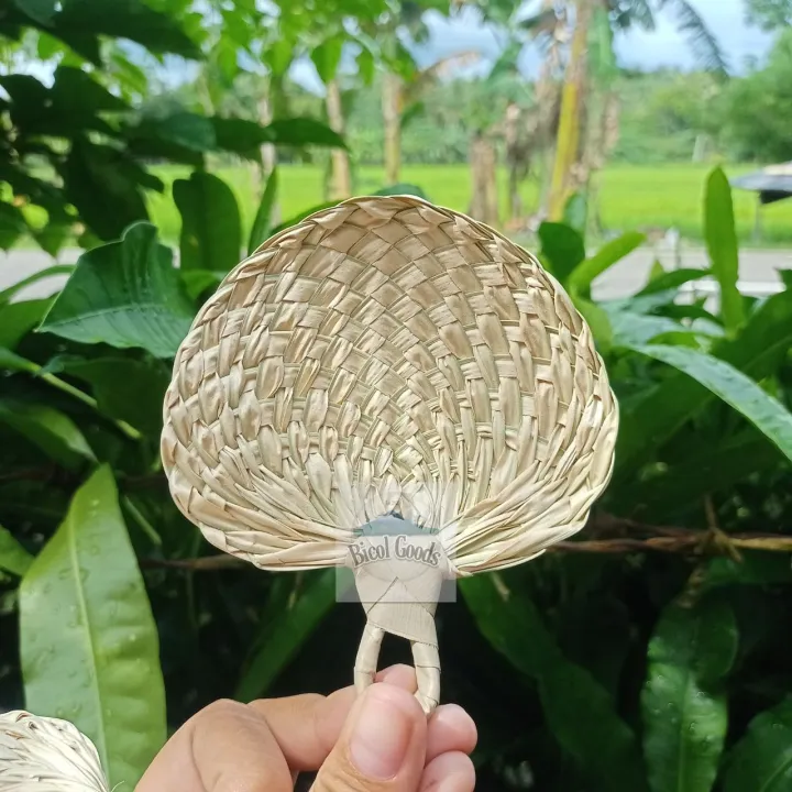 NATIVE CUTE AHANAHAW ABANIKO FAN SIZE 3-4 INCHES NO DESIGN MADE IN ...