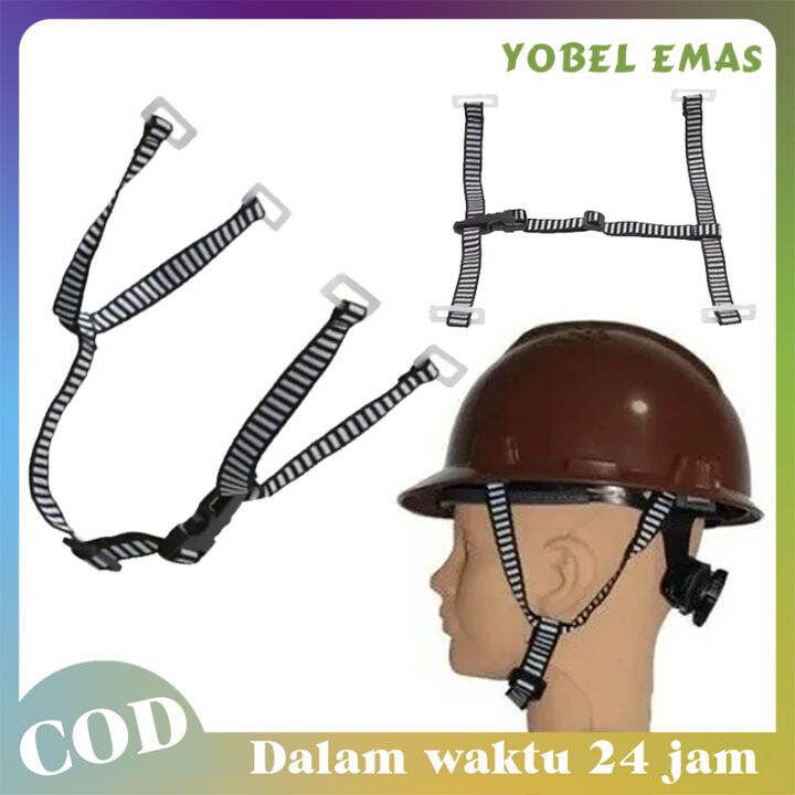 Chin Strap Helm Safety Chin Strap 4 Titik Helm Safety Proyek Empat ...